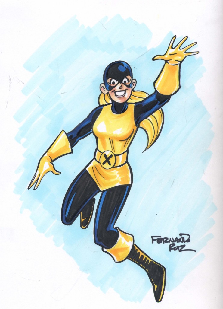 Archie Comics’ BETTY COOPER in X-Men uniform! – Fernando Ruiz Everybody!