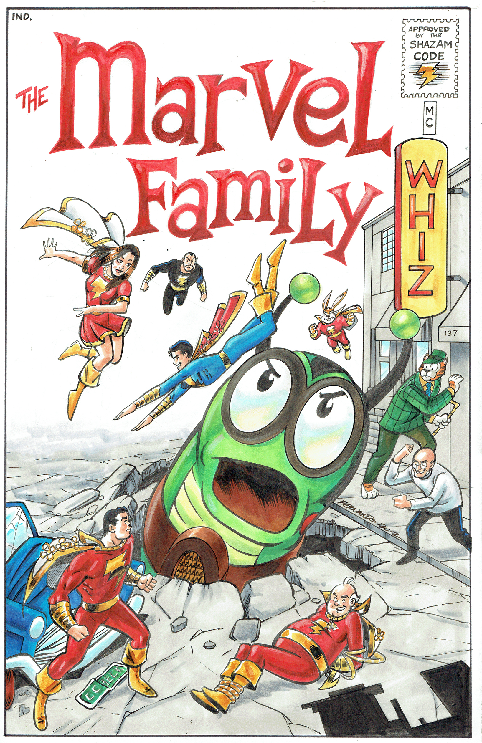 SHAZAM! It’s The Marvel Family ! – Fernando Ruiz Everybody!