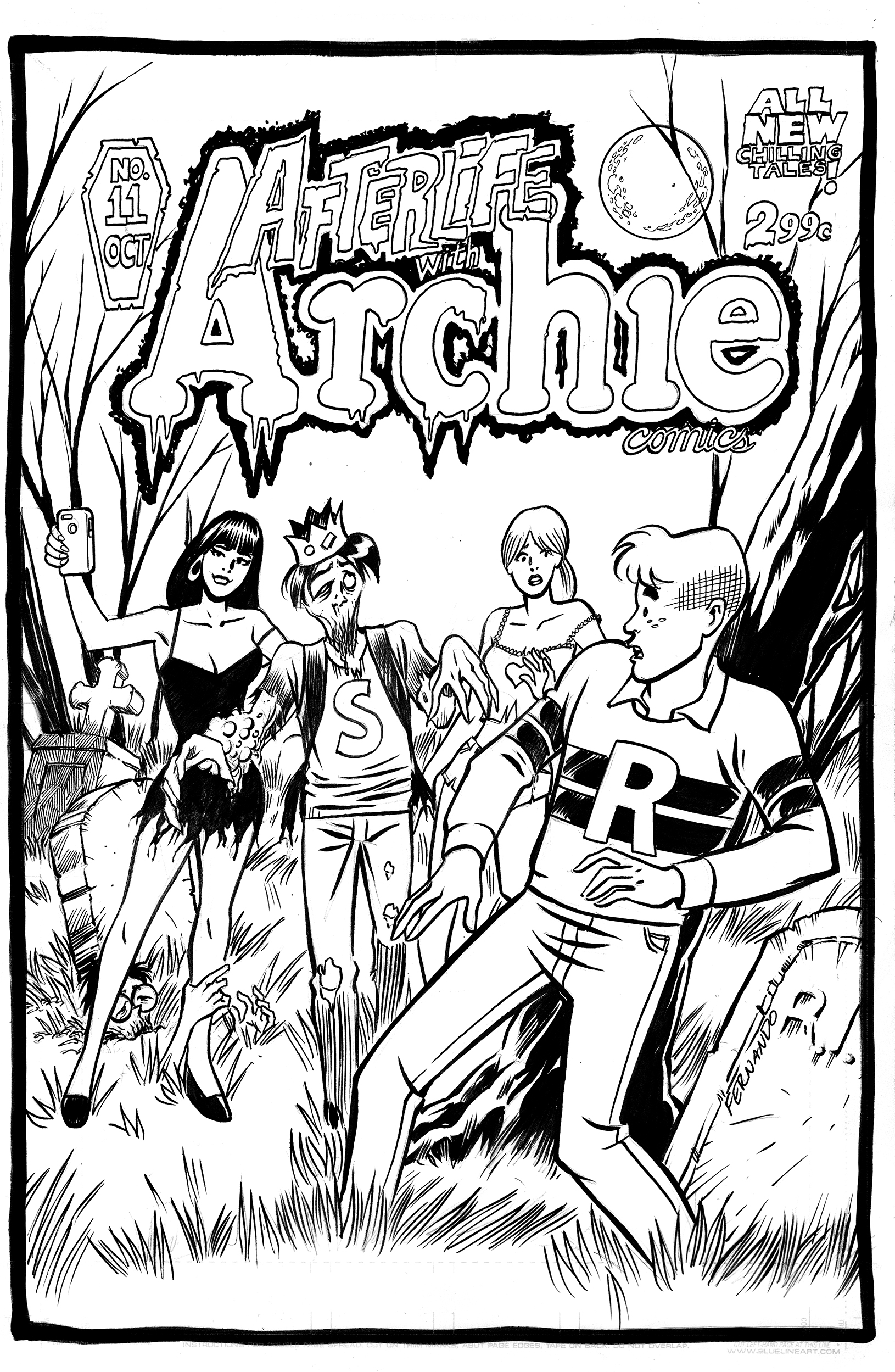 Afterlife With Archie #11 Cover Art… Now with inks! – Fernando Ruiz ...